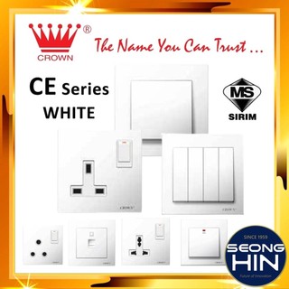 CROWN CE Series Switch / Switches & Socket Outlet / Suis & Soket ...
