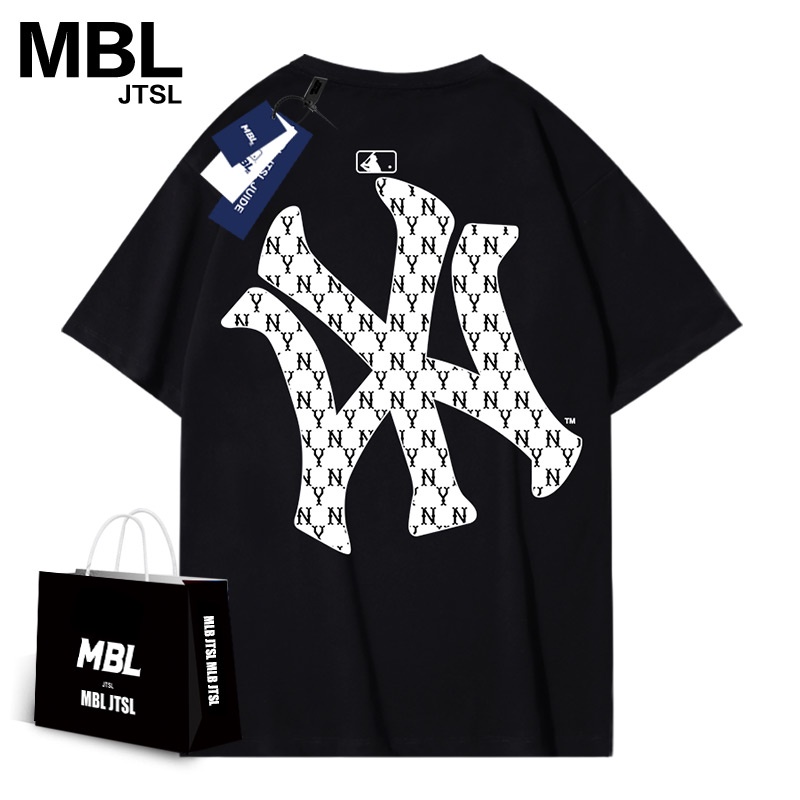 MBL short-sleeved T-shirt men and women couples tide brand high street ...