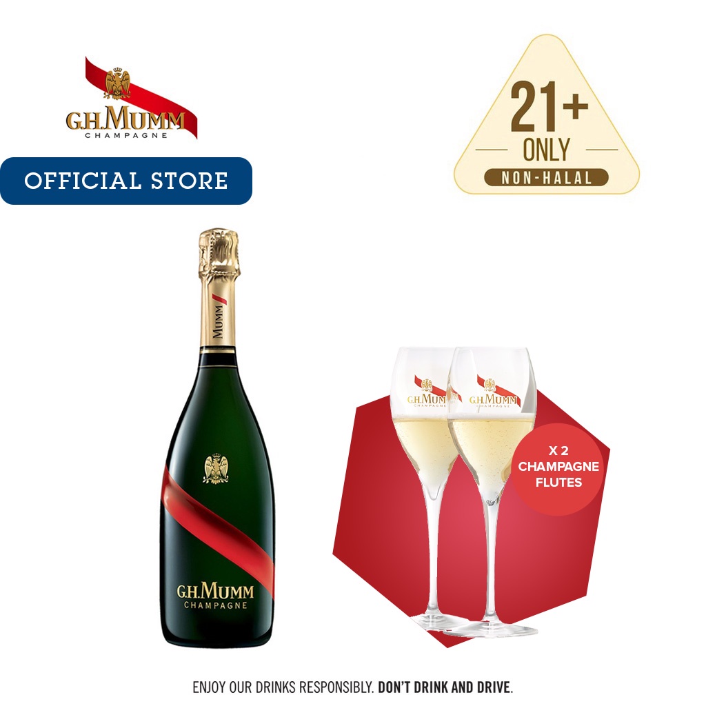 G.H.Mumm Grand Cordon Champagne France Gift Set (750ml) | Shopee Malaysia