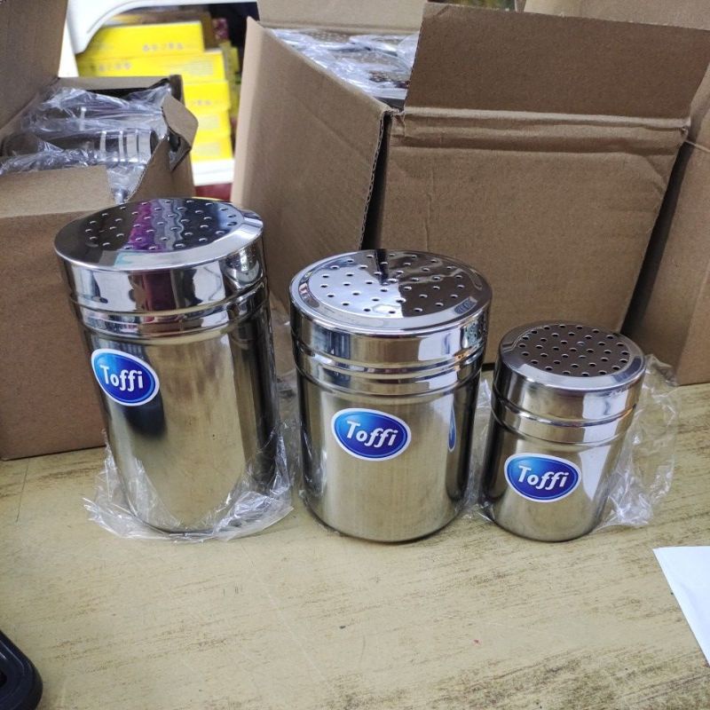 TOFFI Pepper Salt Powder Shaker / Pengongcang Lada Garam Stainless ...