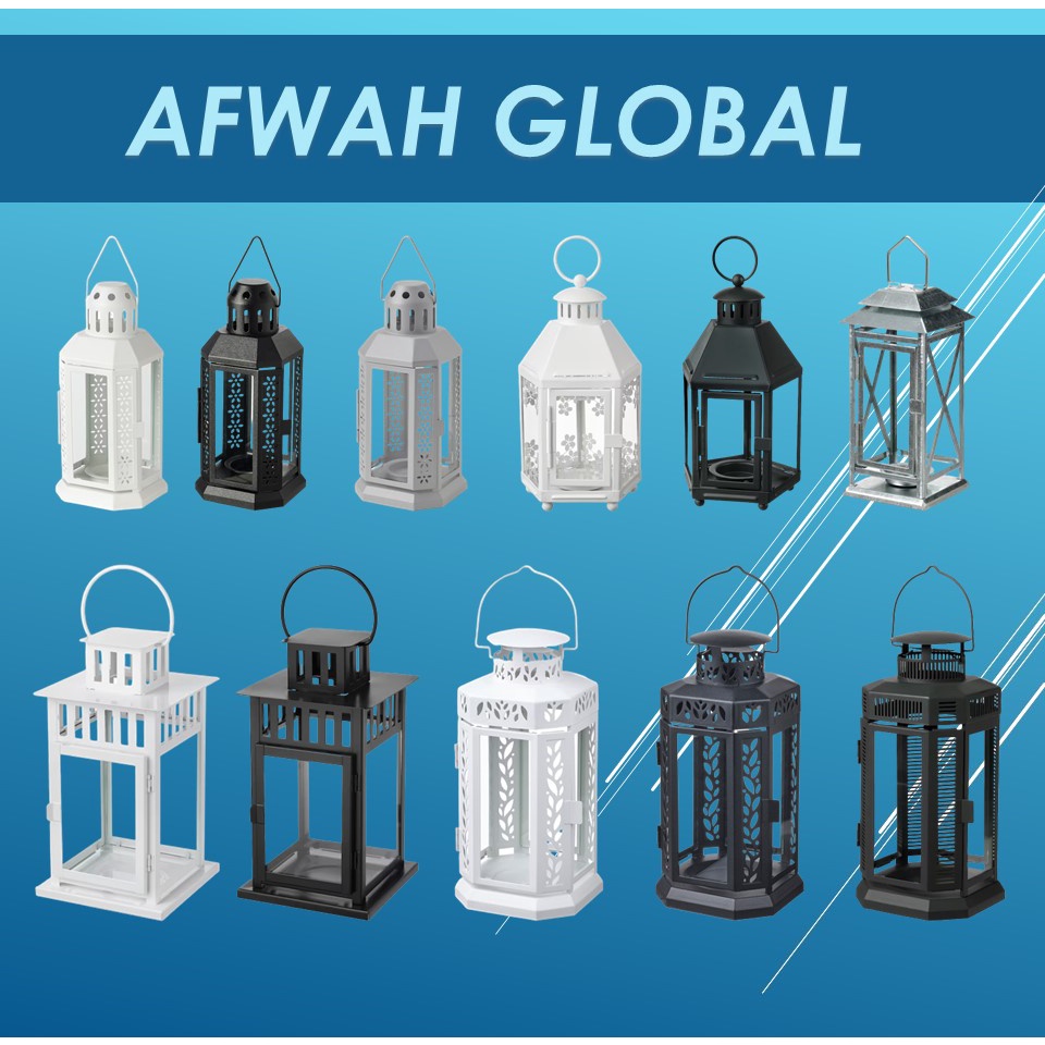 IKEA LANTERN Bekas Lilin Candle Holder | Shopee Malaysia