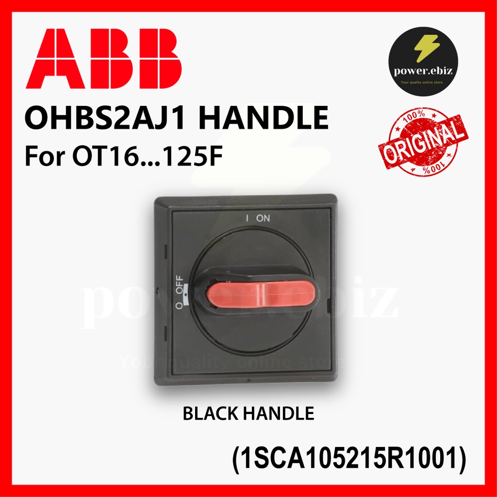ABB OHBS2AJ1 (1SCA105215R1001) BLACK SELECTOR HANDLE | Shopee Malaysia