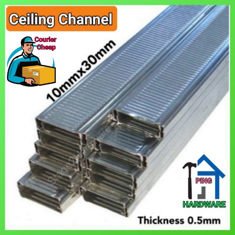 6kaki -Sekali Boleh Order Banyak-Plaster Siling Channel / c channel ...