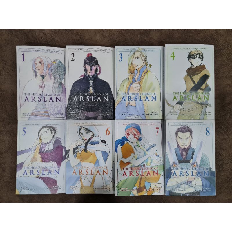 Manga : The Heroic Legend Of ARSLAN volume 1-8 (English Version) | Shopee Malaysia