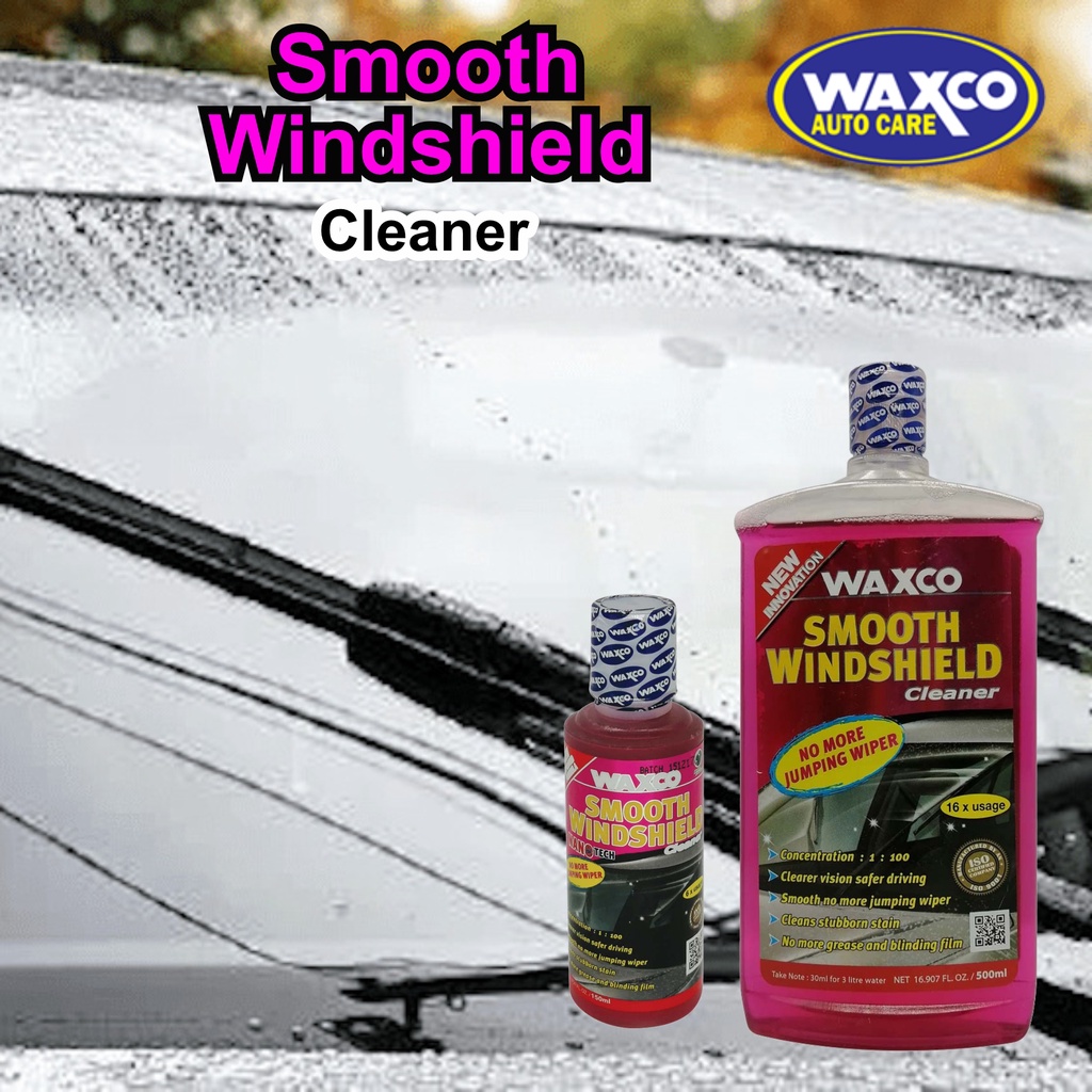 WAXCO Smooth Windshield Cleaner - 150ml & 500ml | Shopee Malaysia