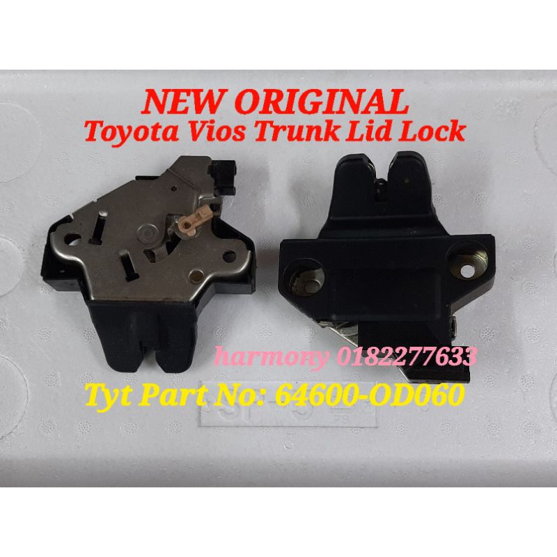 ORIGINAL TOYOTA VIOS NCP93, COROLLA ALTIS 2008 ZZE142 REAR BONNET TRUNK ...