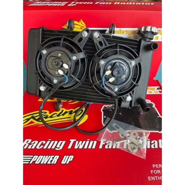 RED LEO RADIATOR DOUBLE FAN Y15ZR V1-V2 | Shopee Malaysia