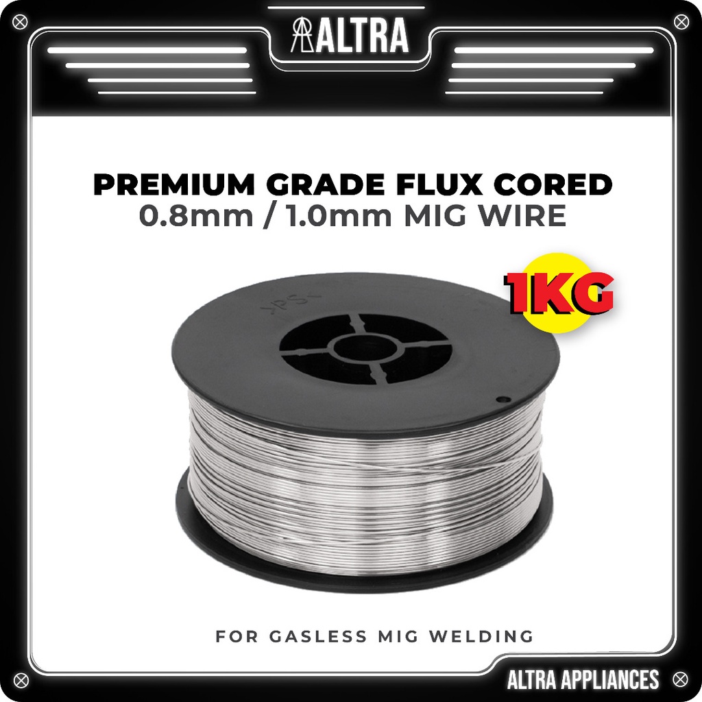 1kg 0.8mm / 1.0mm Powerweld Gasless MIG Wire / Flux Cored Gasless Mig Welding Wire | Shopee Malaysia