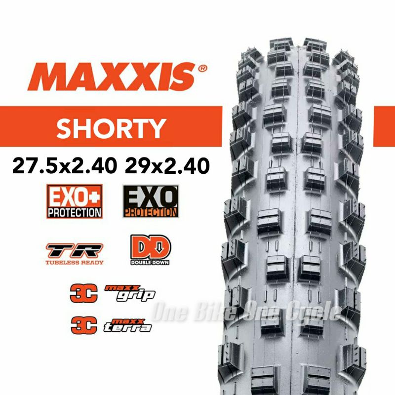 Maxxis SHORTY 27.5x2.40 / 29x2.40 3CT TR EXO Enduro Trail Tire | Shopee ...