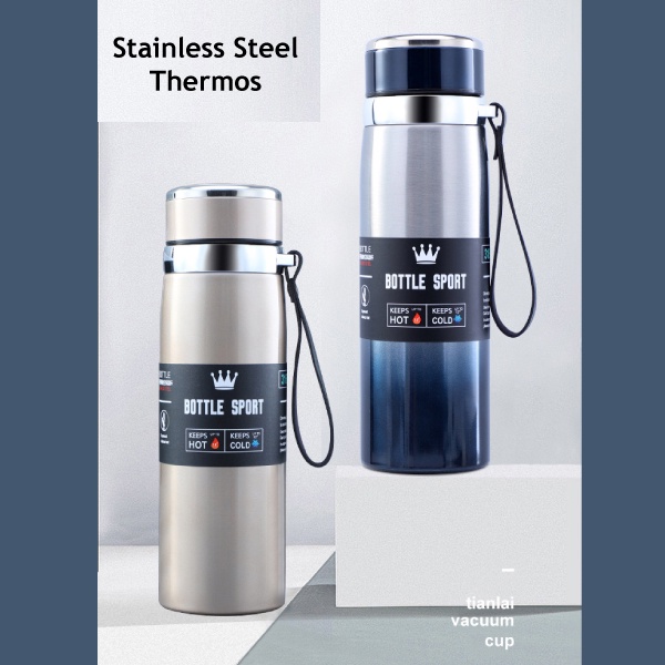 SUS316 Stainless Steel Thermos Cup 1000ml Vacuum Flask Tumbler Water ...