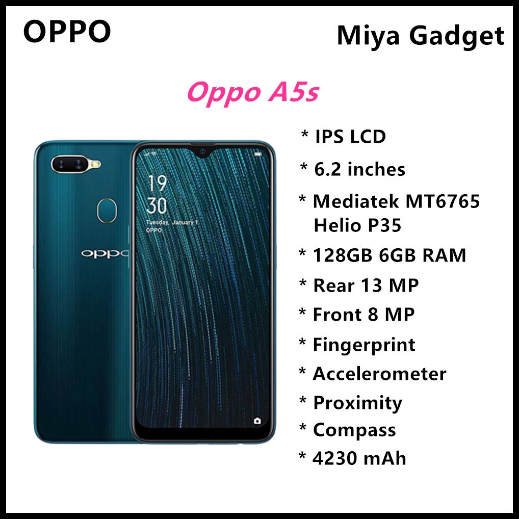 Oppo A5s (6GB RAM + 128GB ROM) 6.2 Inch 13MP LTE - 1 Year Warranty ...