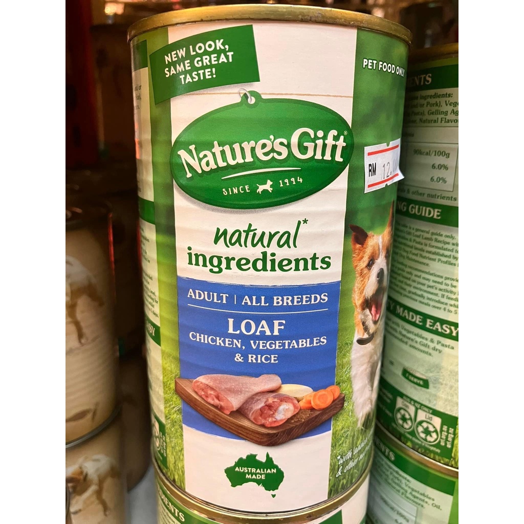 Nature's Gift Meal Time & Casserole Dog Canned Food (700G) | Shopee ...