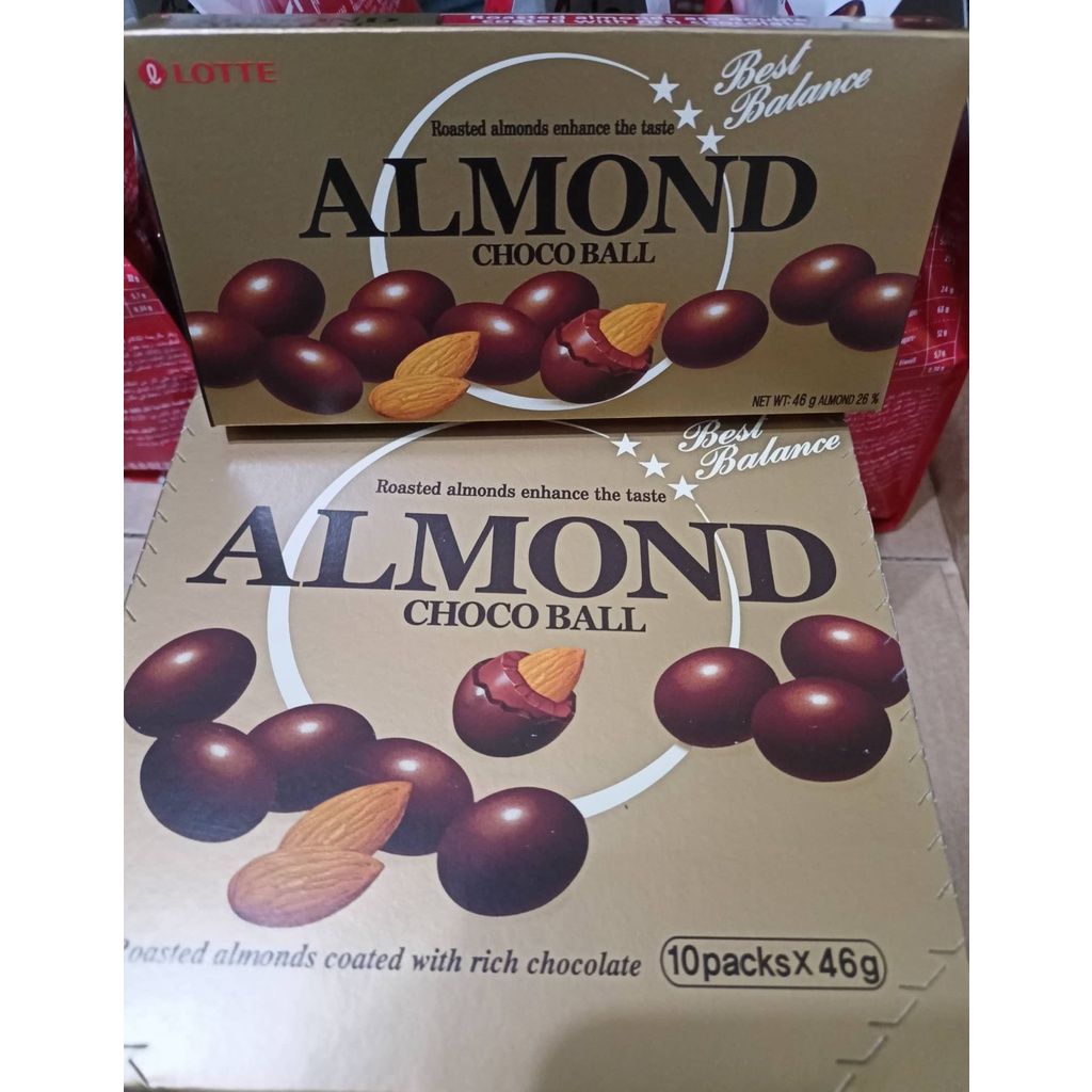 Lotte Almond Choco Ball 46g | Shopee Malaysia