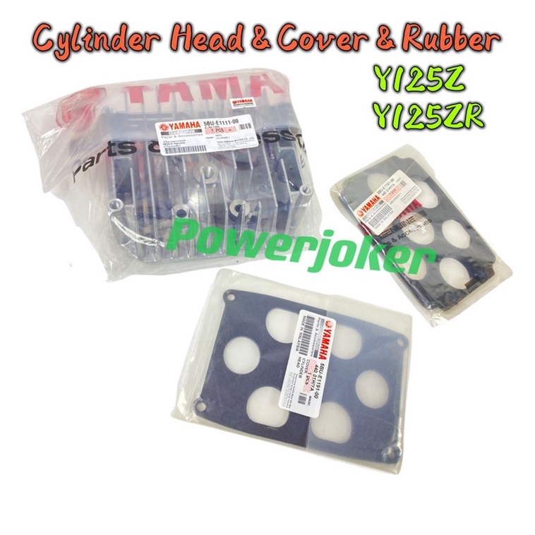 Y125Z/Y125ZR/125Z/125ZR Cylinder Head & Head Cover & Head Rubber /Cover Head Rubber Getah Y 125 ...