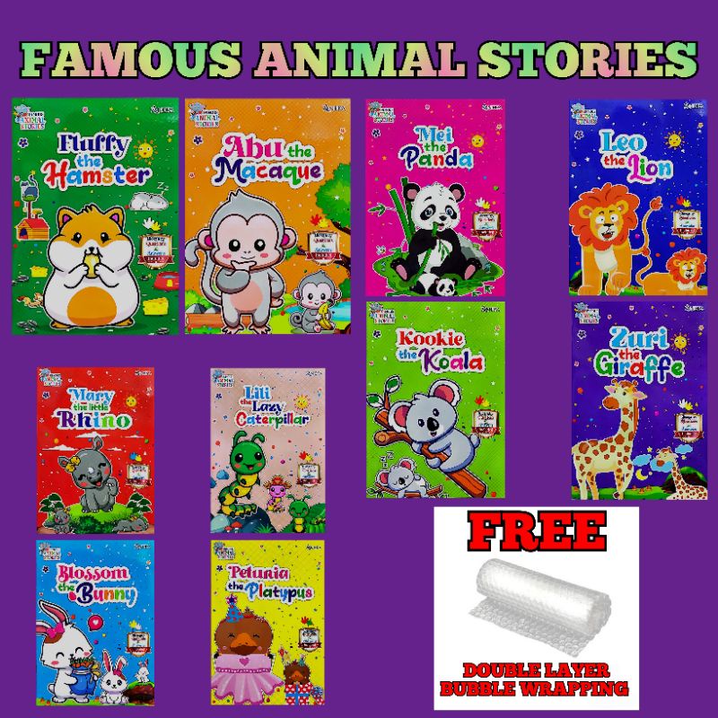 FAMOUS ANIMAL STORIES - GLOSSARY, QUESTIONS & ANSWERS INCLUDED - 10 ...