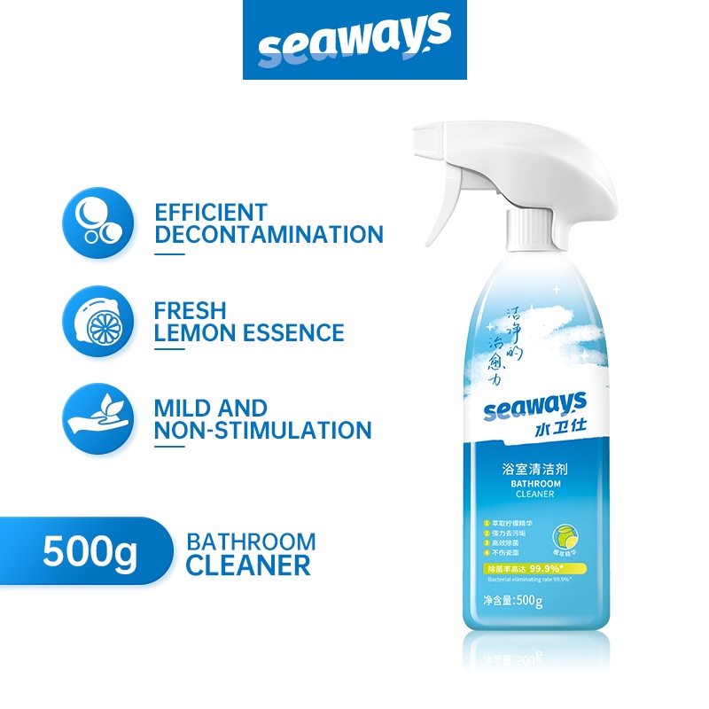 Seaways Bathroom Cleaner - Toilet Glass Limescale Stainless Steel Tile ...