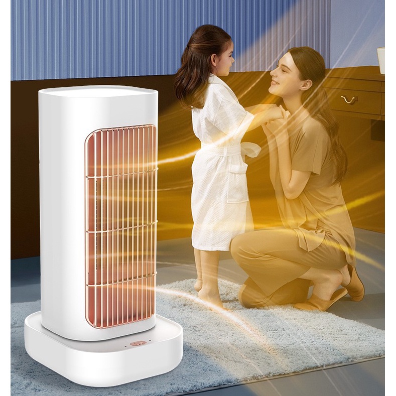 1300W Household Shaking Head Heater Office Desk Quick Air Heater PTC ...
