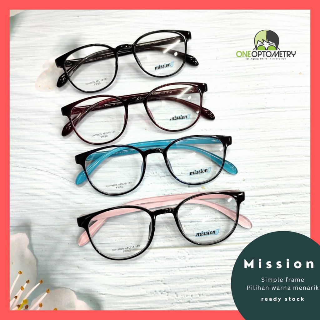 Mission Plastic Frame / Bingkai Cermin Mata / Korean Style / Spectacle ...