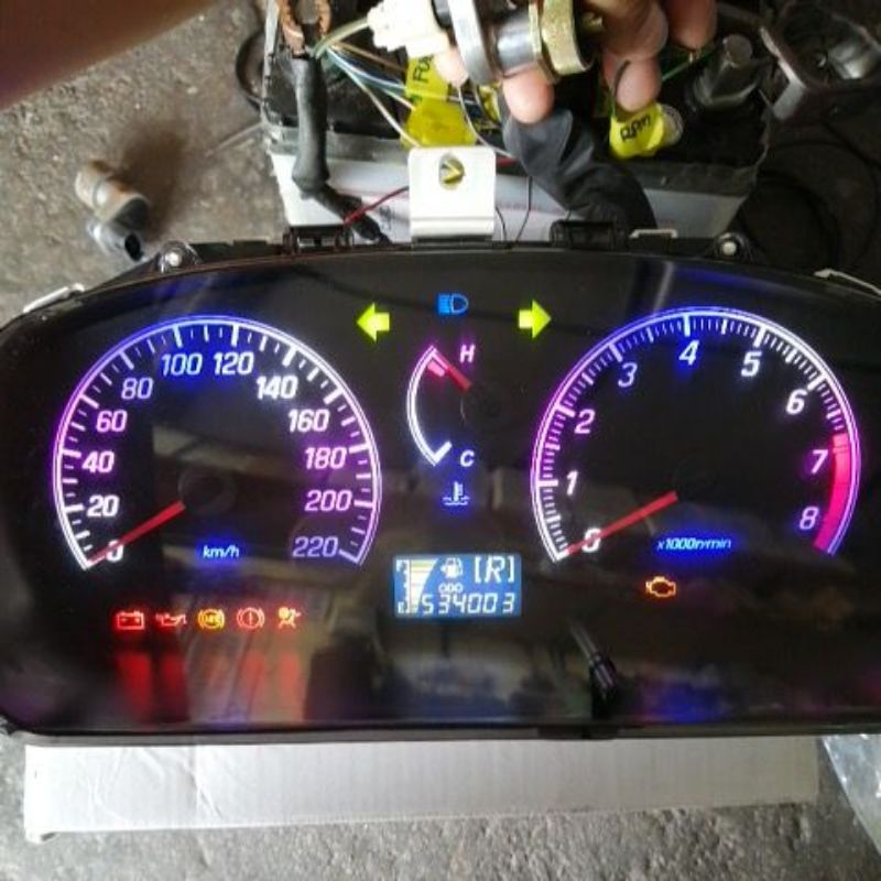 Meter myvi abs custom led | Shopee Malaysia