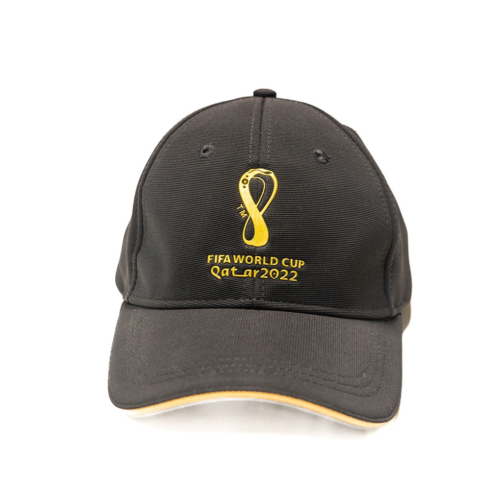 FIFA WORLD CUP QATAR 2022 OFFICIAL EMBLEM CLASSIC CAP BLACK | Shopee ...