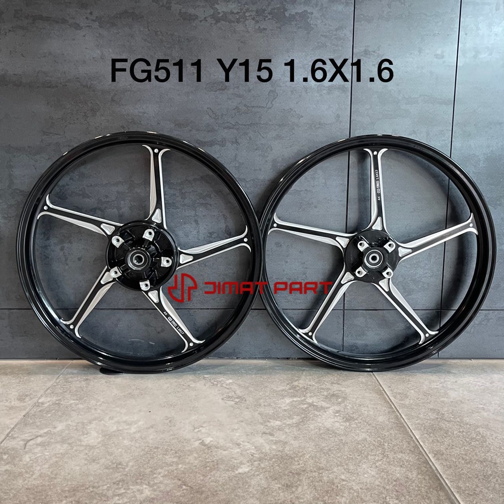 SPORT RIM ENKEI FG 511 FG511 SPORT RIM WITH BEARING AND BUSH Y15 Y15ZR Y16 Y16ZR 1.6X1.6 ...