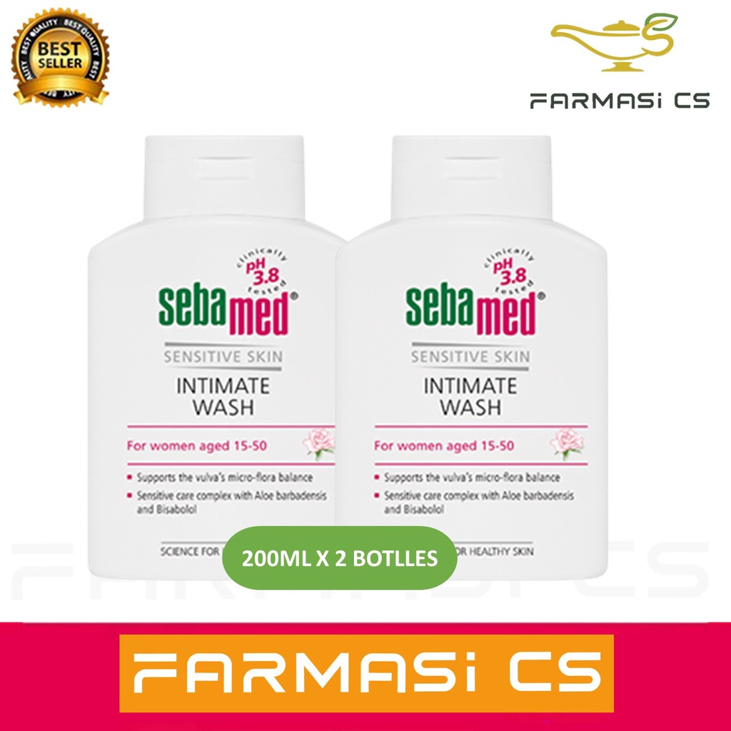 Sebamed Feminine Intimate Wash ( Sensitive ) 200ml x 2 Bottles (TWIN ...