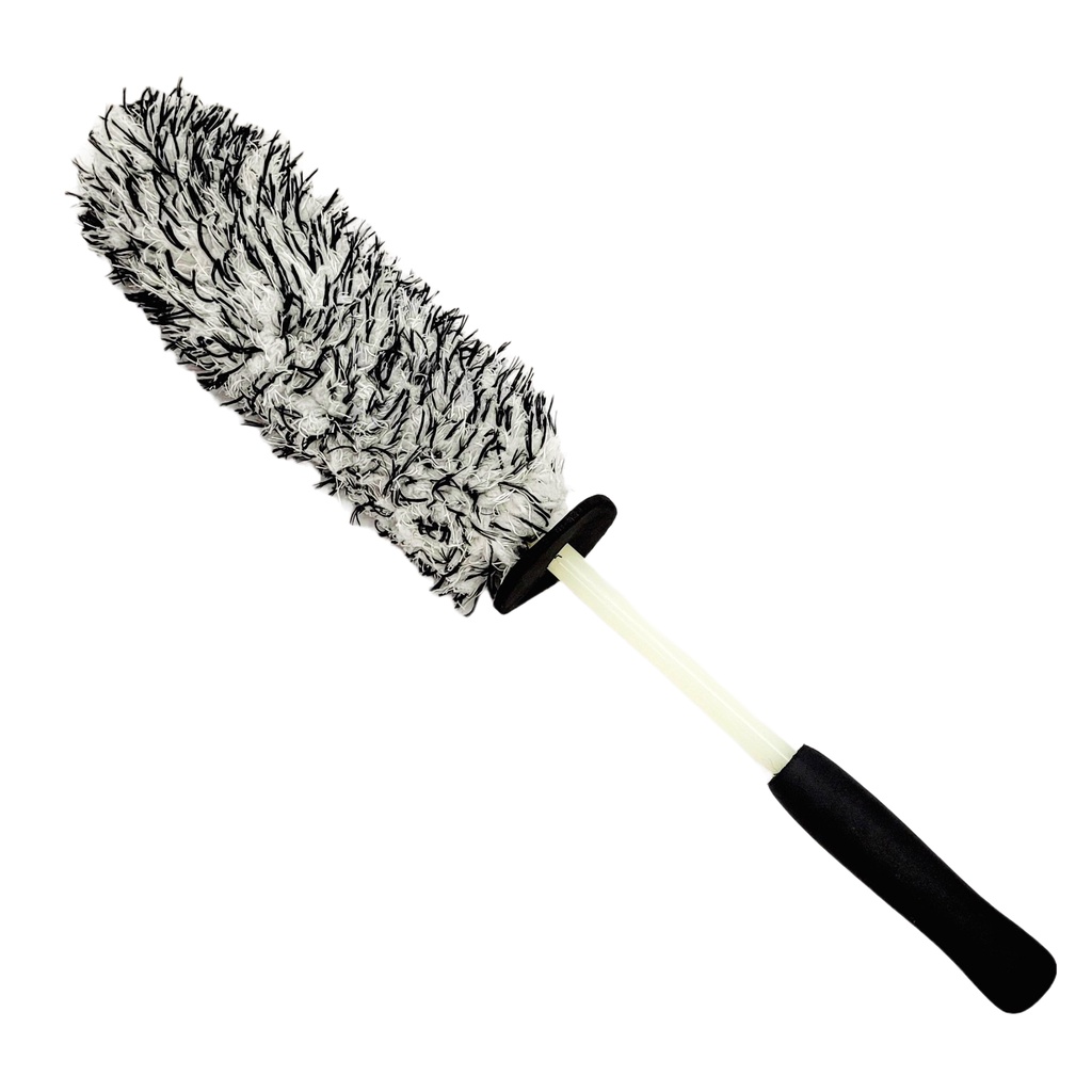 Soft Fiber Microfiber Wheel Rim Cleaning Brush - Grey | Shopee Malaysia