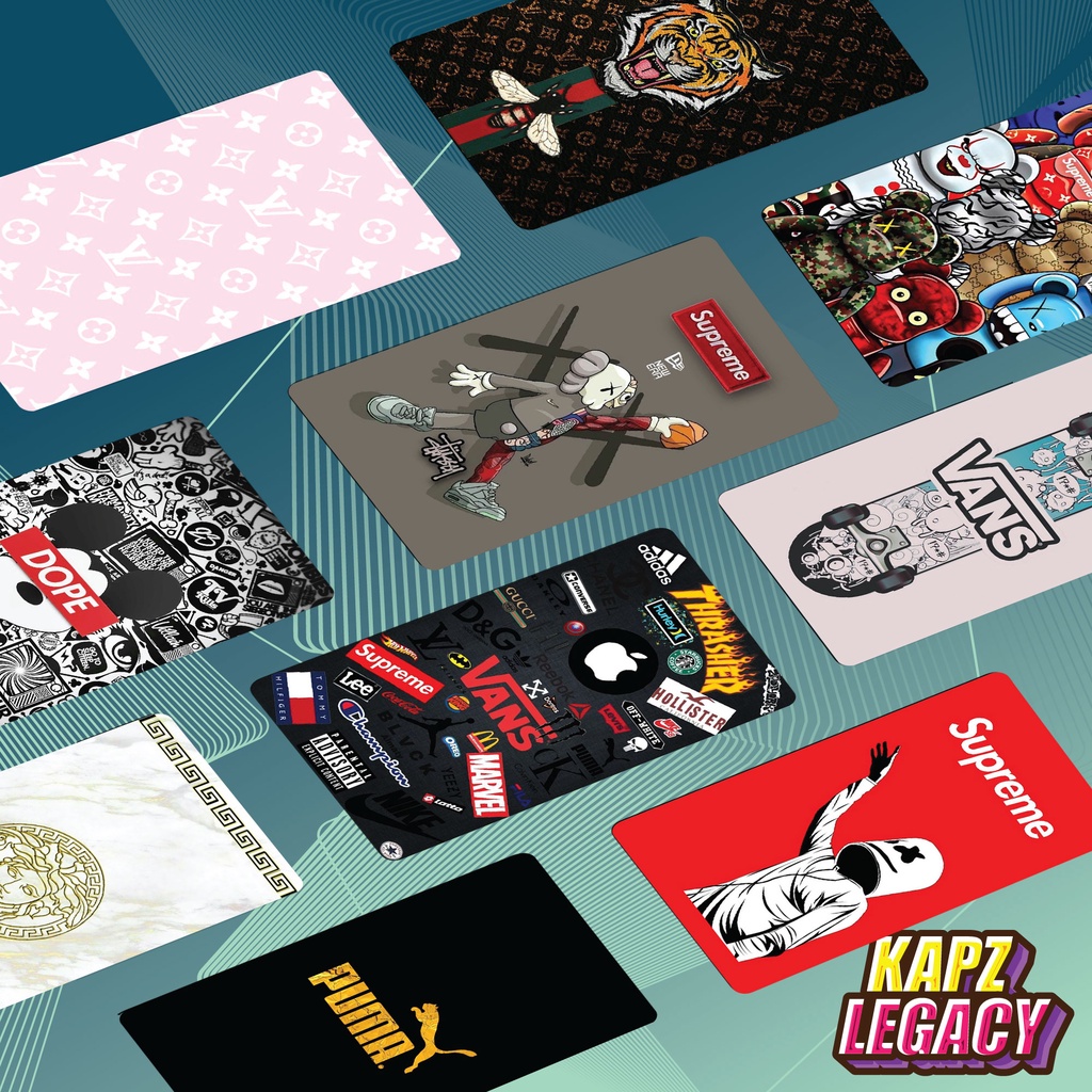 KapzLegacy Brand Card Cover Skin Access Touch n Go Skin ATM Bank Debit ...