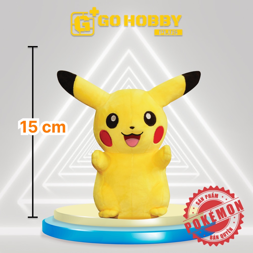Pokemon POKEMON | Pikachu stuffed animal 15cm tall | Shopee Malaysia
