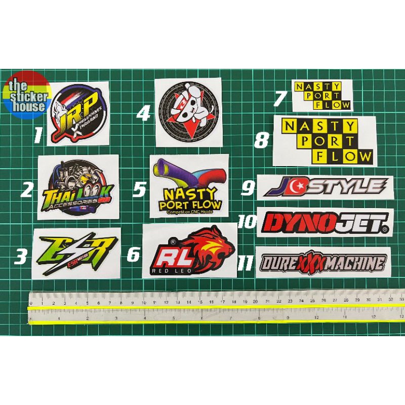 JRP/THAI LOOK ACCESSORIES 88/ESR MOTOR/RACING BOY/RCB/NASTY PORT FLOW ...