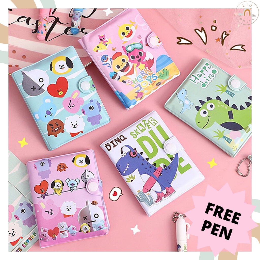 Cute Diary Book Free Mini Pen Doraemon Frozen Cars Cinderella Little ...