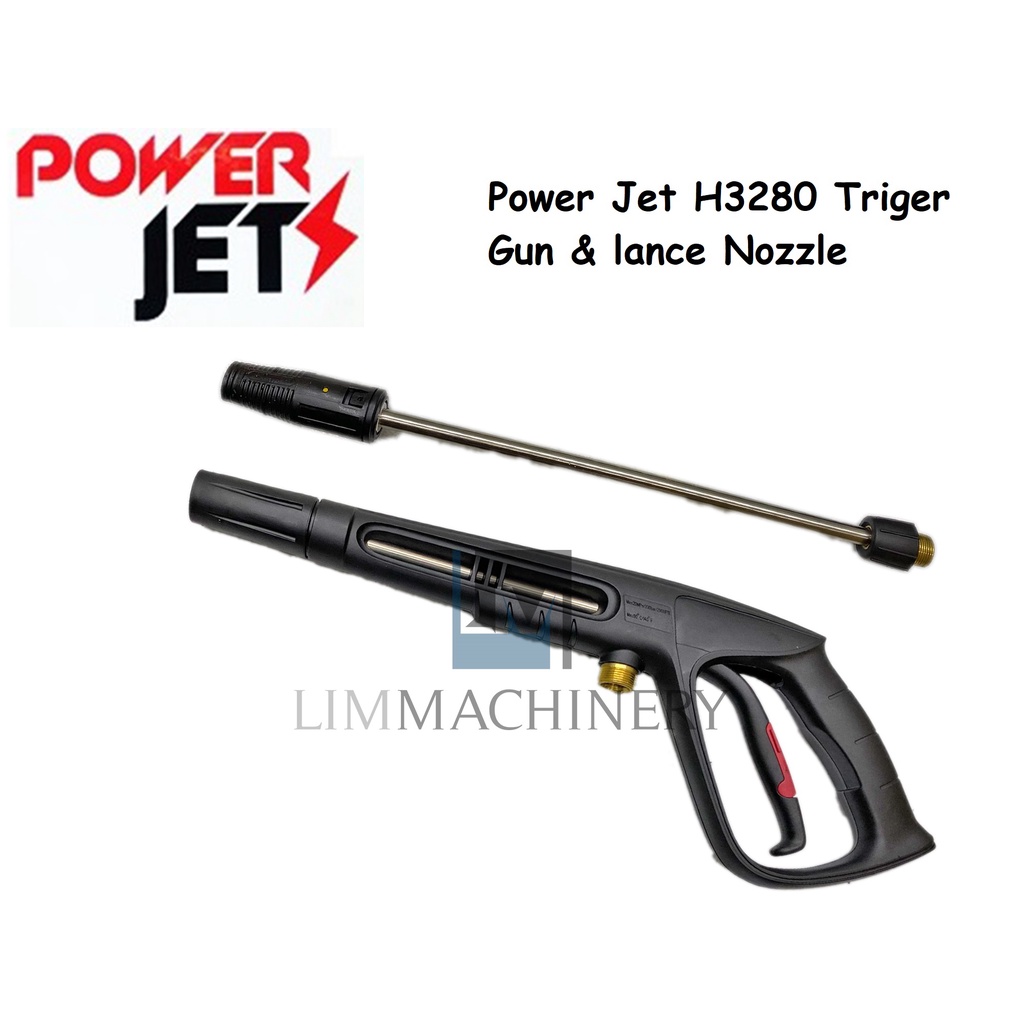 Power jet H3280 Pressure Trigger Gun & Adjustable Lance Set 24MM ...