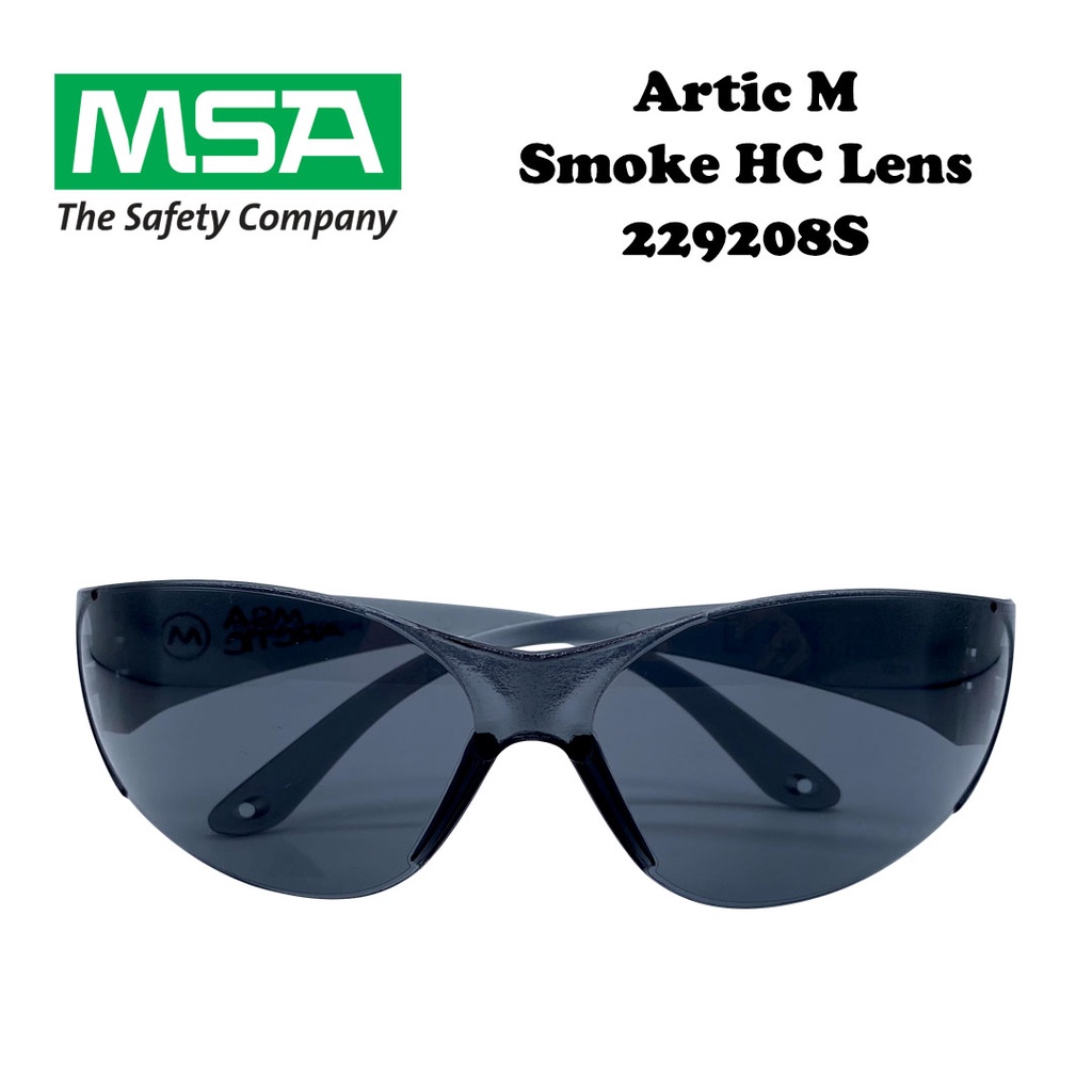 MSA ARCTIC M SAFETY GLASS ANTI FOG - SMOKE | Shopee Malaysia