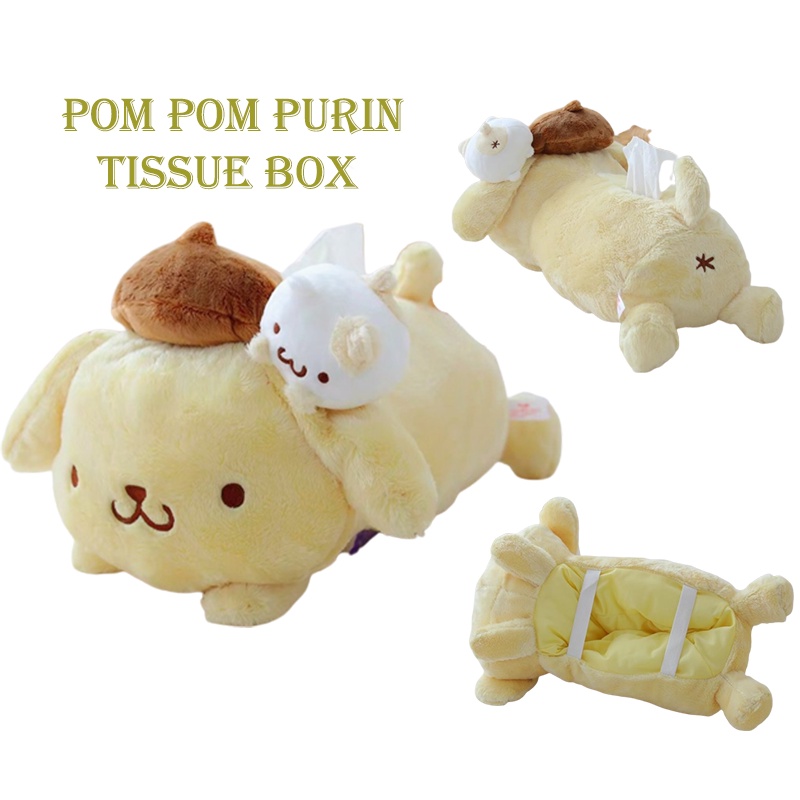 Pompompurin Plush Toy Tissue Box The Perfect Home Or Car Decor For ...
