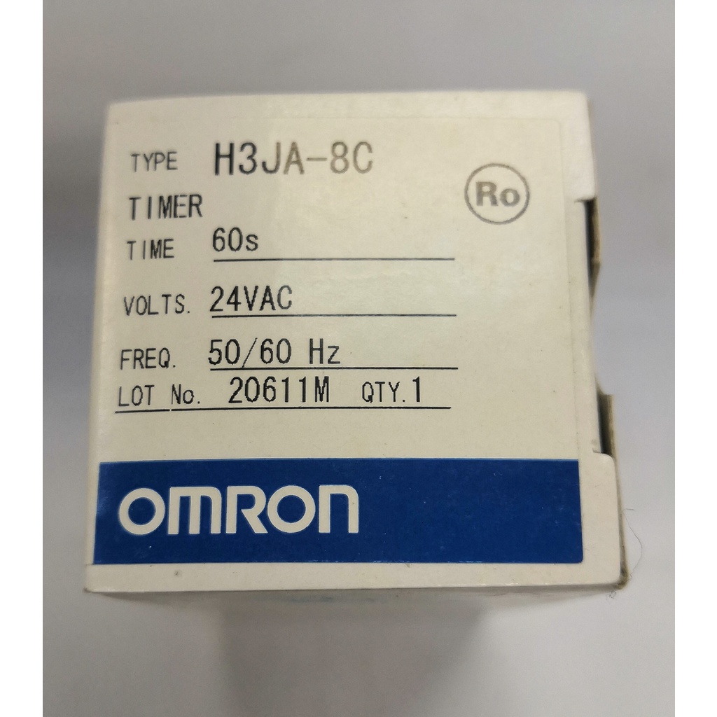 OMRON H3JA-8C AC24 60S BY OKX Timer, DPDT | Shopee Malaysia