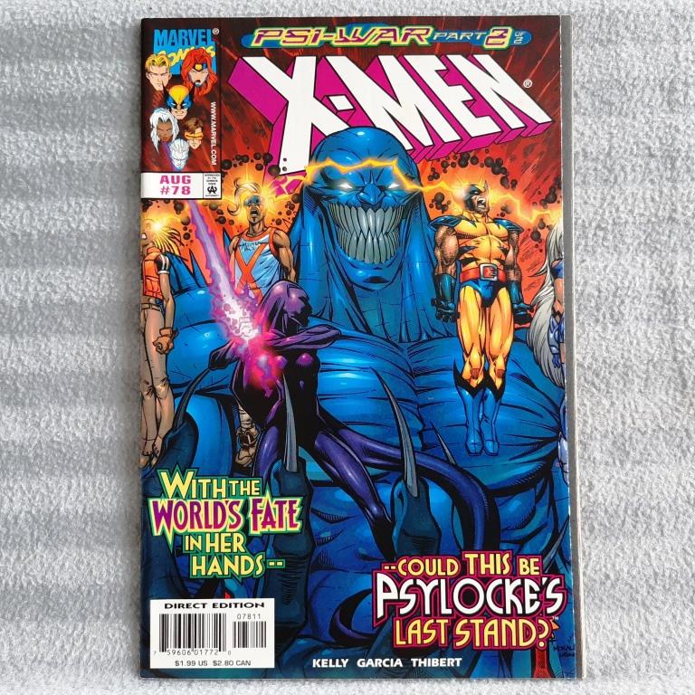 X-Men #78 (Marvel Comics) German Garcia, Art Thibert, Joe Kelly, Mark ...