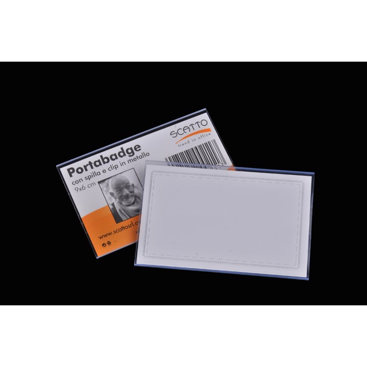 ID Holder Name Badge Batch Tag with Lobster Claw + Safety Pin Labelling ...