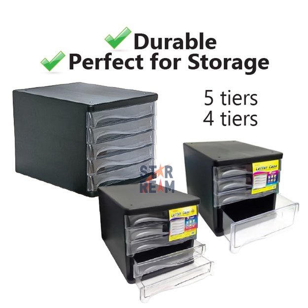 4 & 5 Tiers A4 Document Tray/Desk Drawer/Paper Drawer/Pen Drawer/ Pen ...