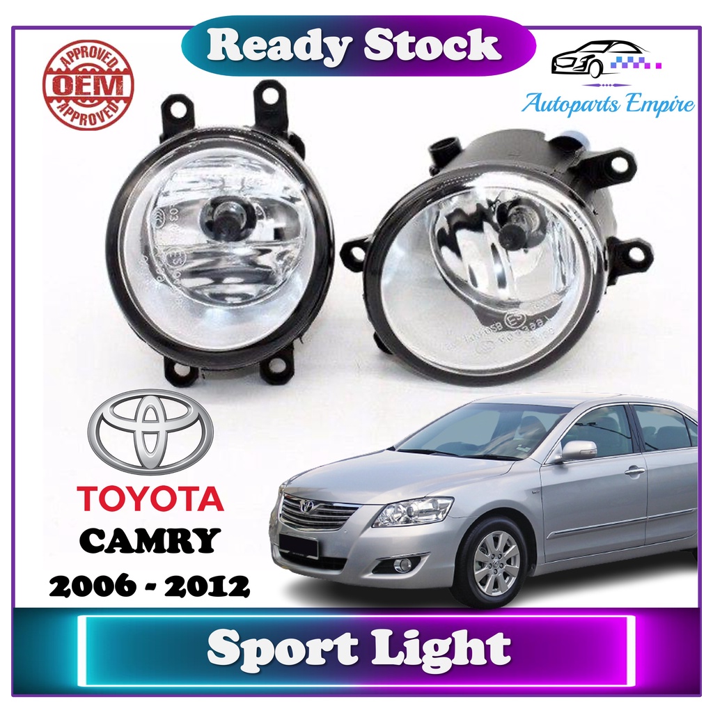 Toyota Camry 】 Spotlight - Fog Lamp - Lampu kabus ( XV40 2006 - 2012 ...