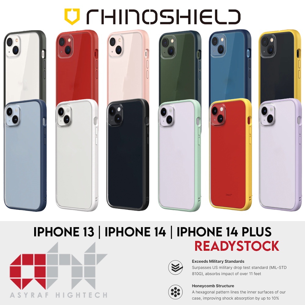 RhinoShield MOD NX™ for iP 14/13 with Frame, Rim, Button Set and ...