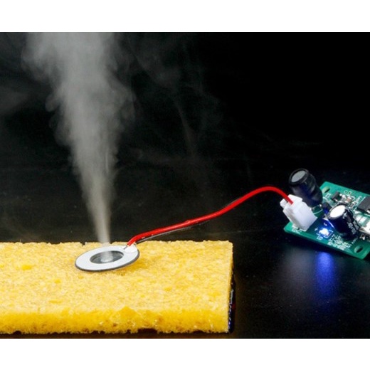 USB 110KHz Ultrasonic Mist Maker Atomizing Fogger Ceramic Humidifier ...