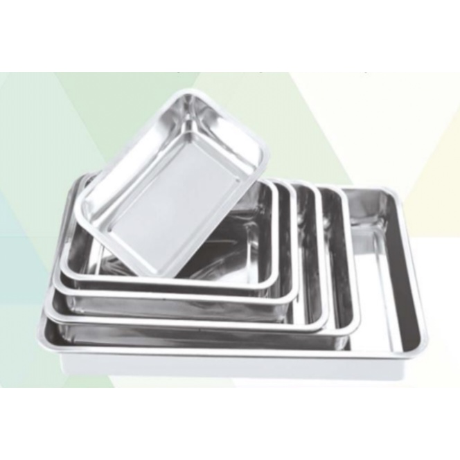 STAINLESS STEEL DEEP RECTANGULAR TRAY | Shopee Malaysia