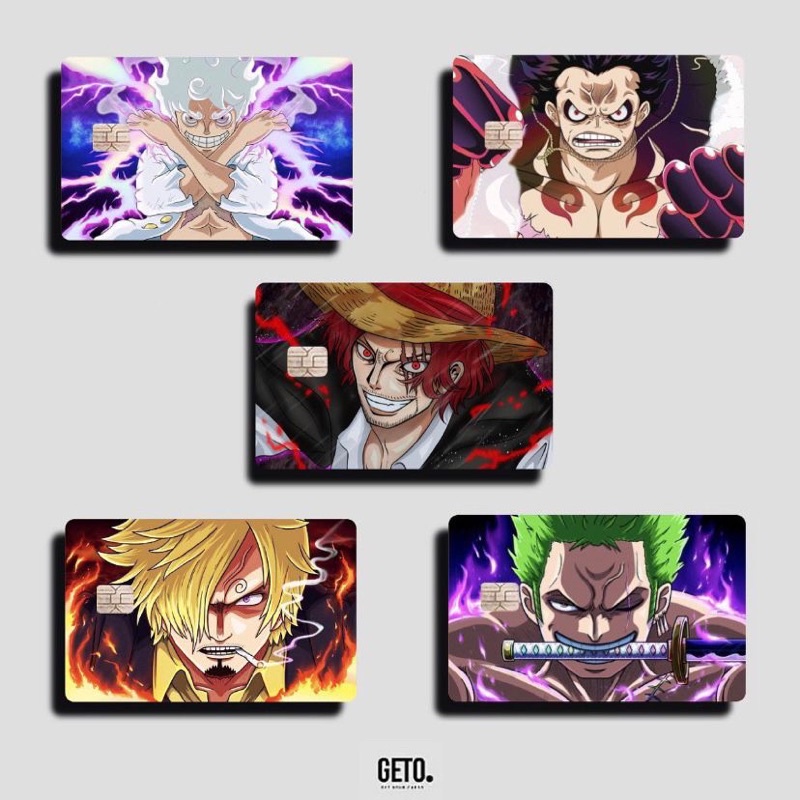 GETO CARDS MALAYSIA ONE PIECE ANIME EDITION WITH HOLOGRAM ATM CARD SKIN ...
