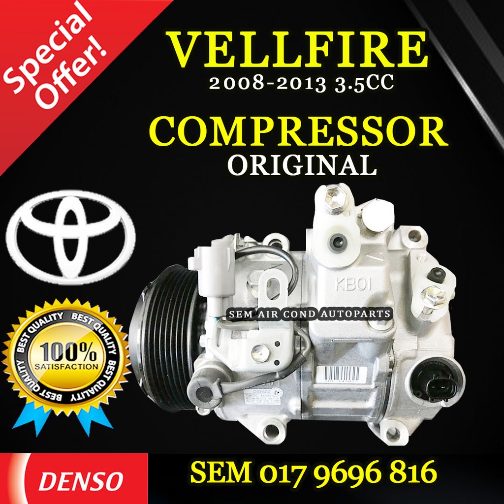 TOYOTA VELLFIRE ANH20 2008-2013 YEAR 3.5CC 3 PIN ORIGINAL DENSO ND ...