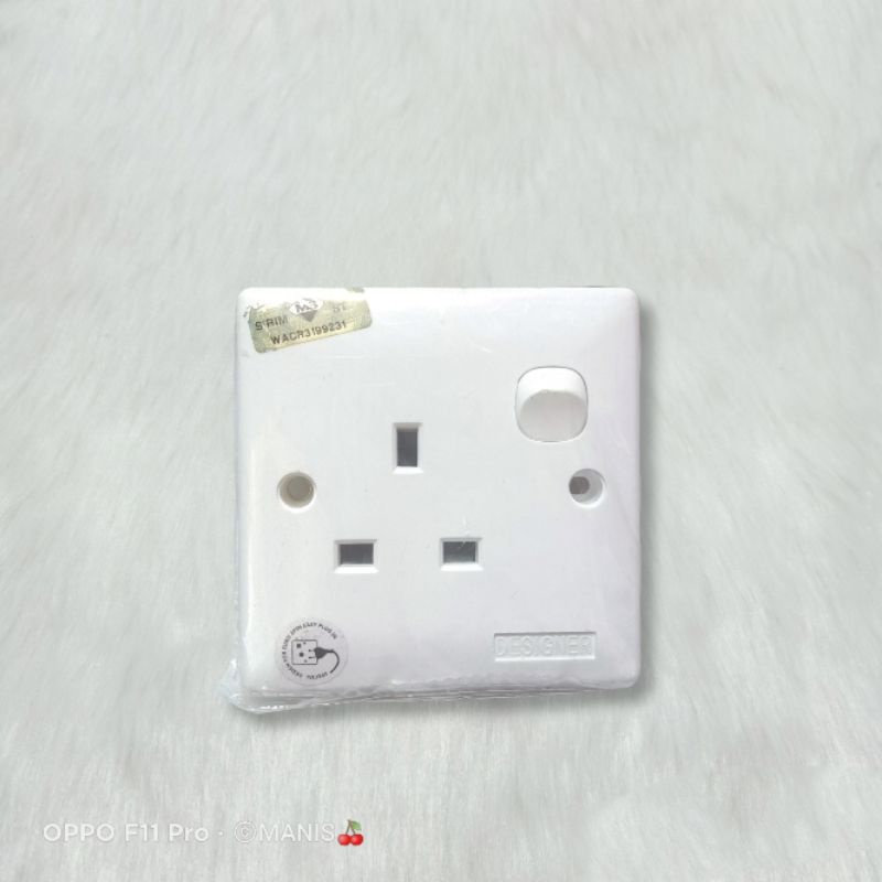 3pin Switch Socket Outlet Plug Sirim / Switch Socket Designer / Soket ...
