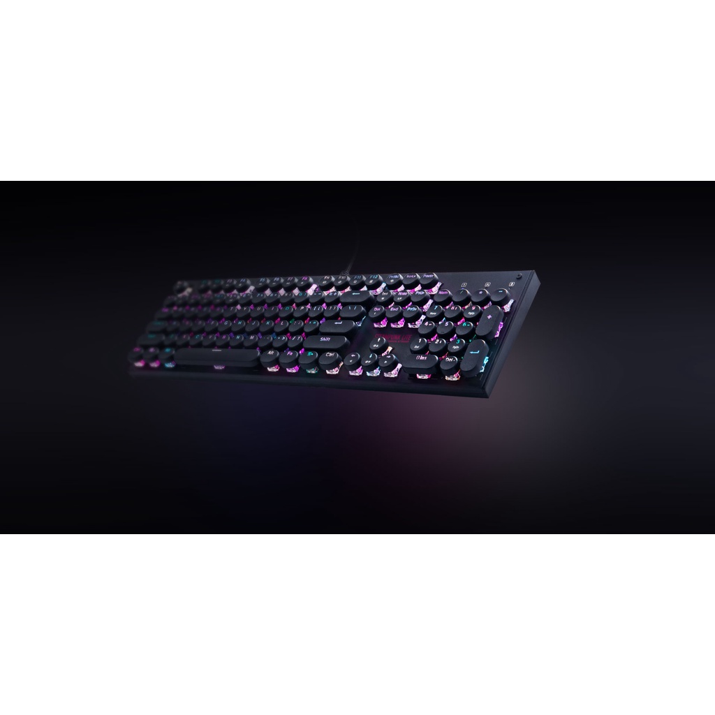 1st Player Steampunk Lite MK5 | Retro Typewriter Style Round Keycap RGB ...