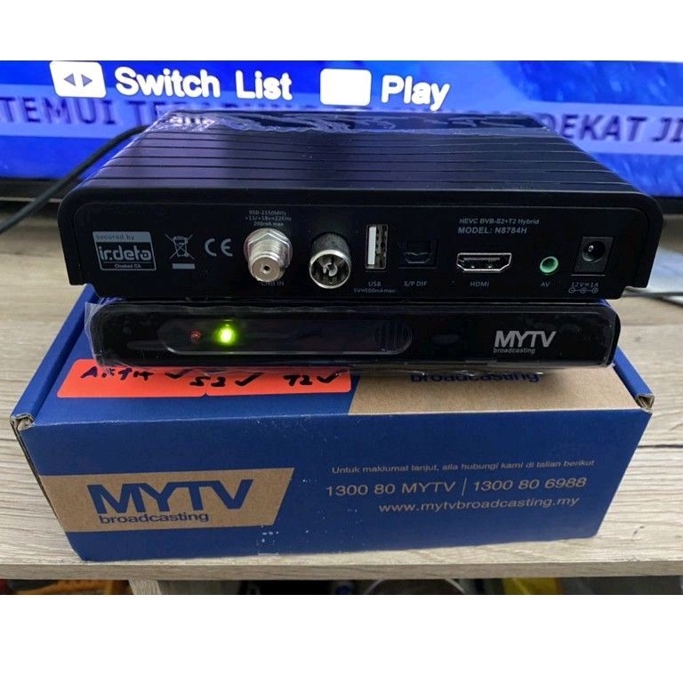 Decorder Mytv Combo T2/S2 Original (Di jamin aktif S2 satelit Asiasat 9 ...