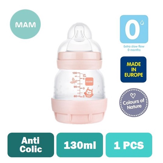 MAM Botol Susu Colours of Nature Anti Colic Baby Feeding Bottle 130ml / 160ml / 260ml | Shopee ...