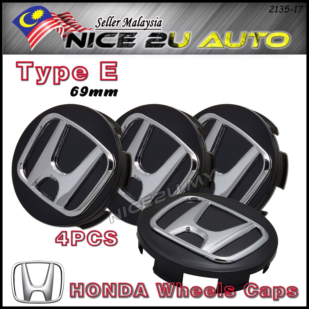 Honda 58mm/69mm City Jazz Civic HRV BRV CRV Sport Rim Centre Cap ...