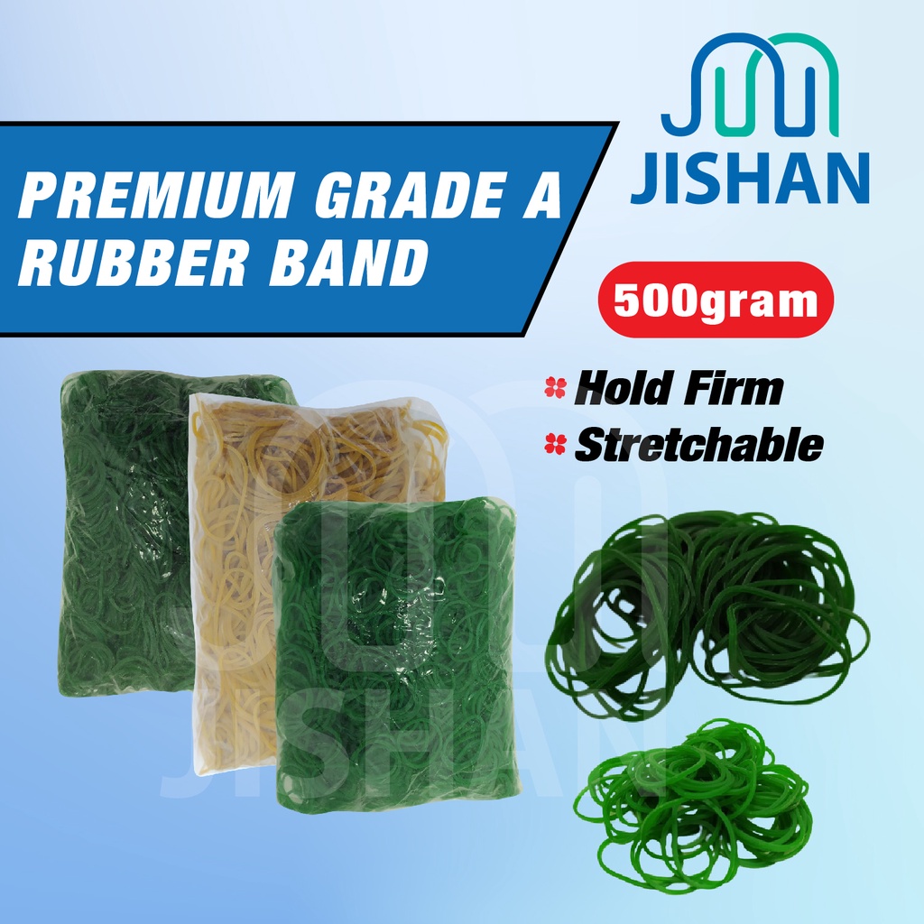 [500g] 1"/1.5" inch Premium Rubber Band / Best Grade Gelang Getah ...